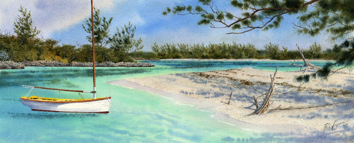 Beach at Manjack – Phil Capen Art