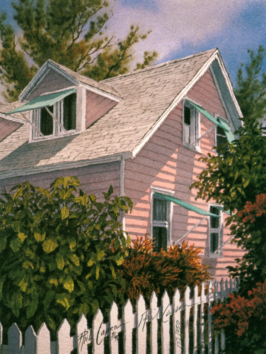 Pink Cottage II – Phil Capen Art